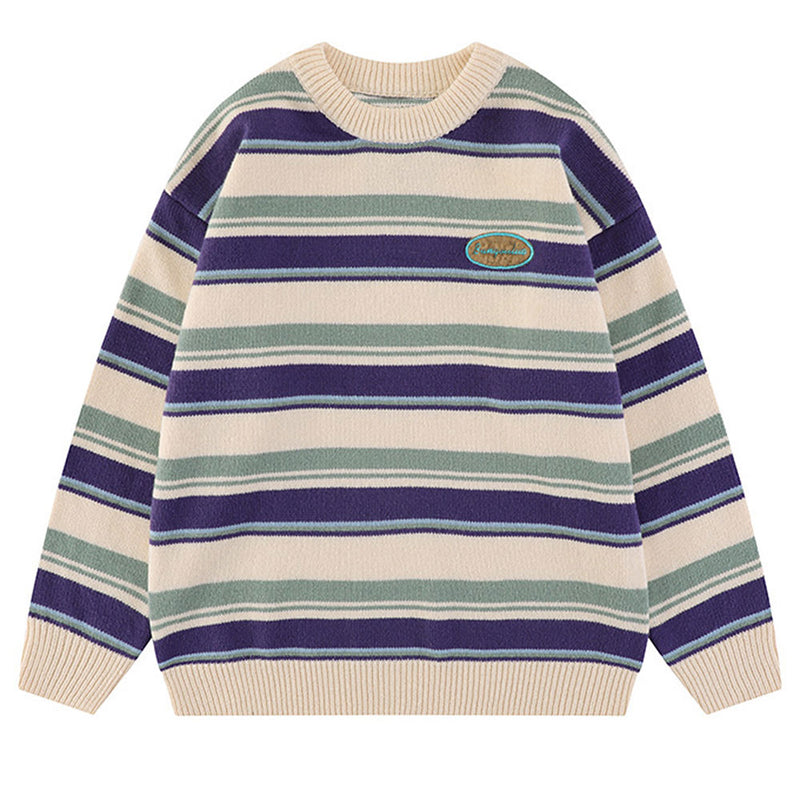 Primary Colors Striped Sweater | VINTAGE SWEATERS – Boogzel Clothing