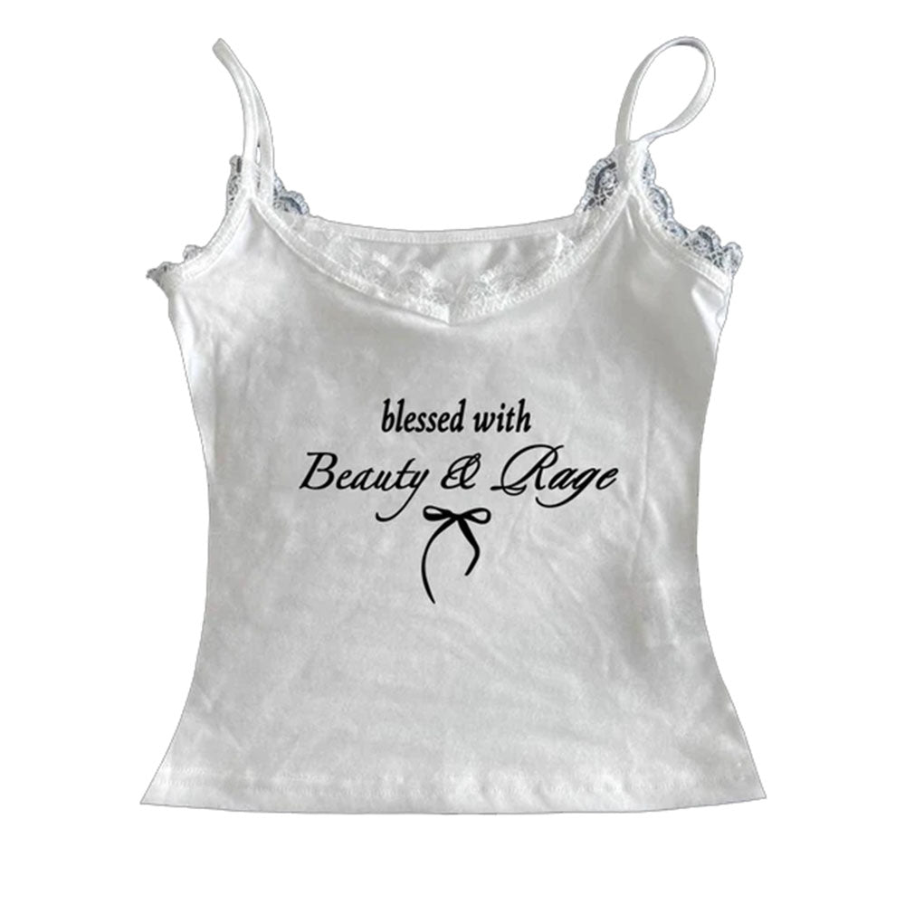 Beauty & Rage Y2K Tank Top | BOOGZEL CLOTHING – Boogzel Clothing