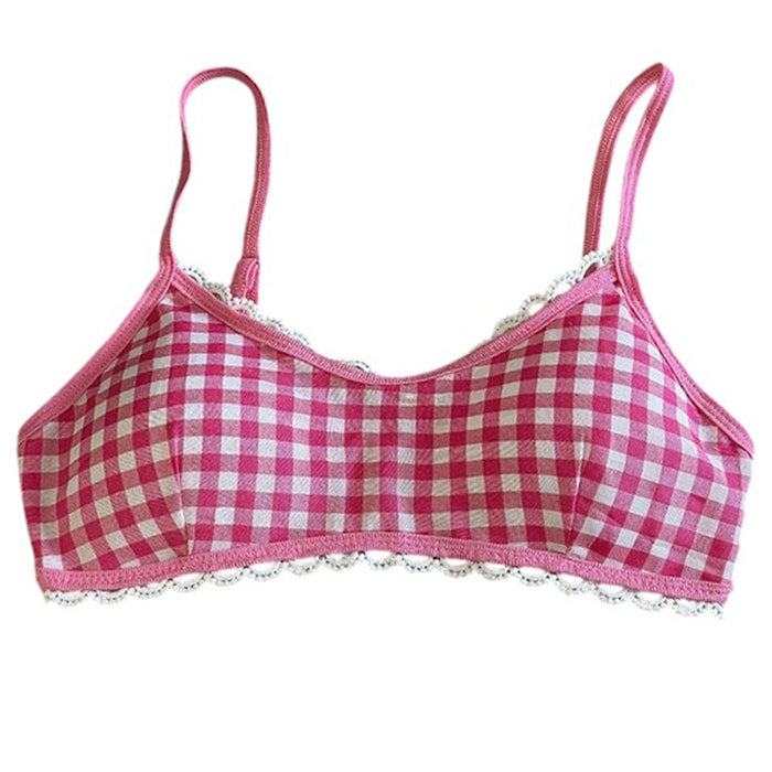 Gingham Picnic Ruffle Bra Top | BOOGZEL CLOTHING – Boogzel Clothing