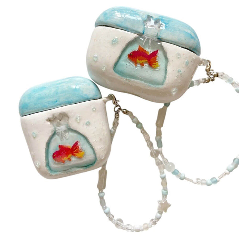 Goldfish Aesthetic AirPods Case | BOOGZEL CLOTHING – Boogzel Clothing