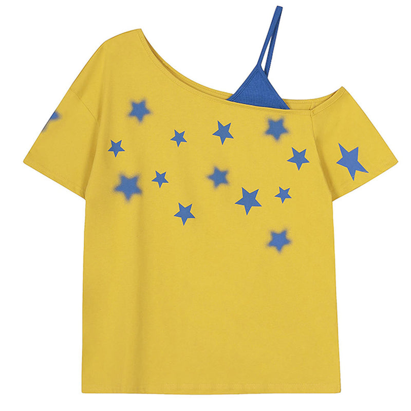Star Girl Off Shoulder Graphic Tee | BOOGZEL Clothing – Boogzel Clothing